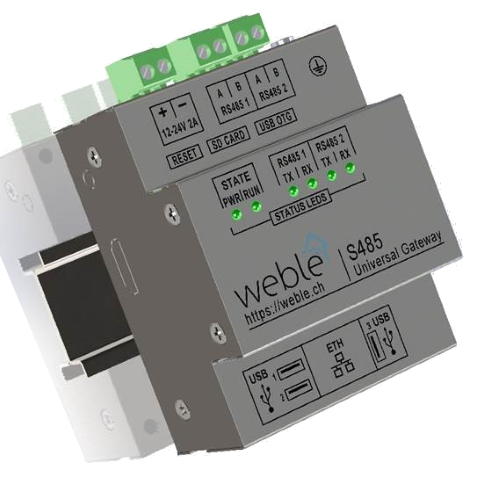 WBox S485 - Industrial Computer with rail-din housing - Weble